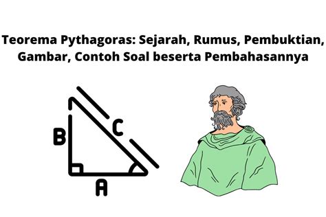 Teorema Pythagoras Sejarah Rumus Gambar Beserta Pembuktiannya
