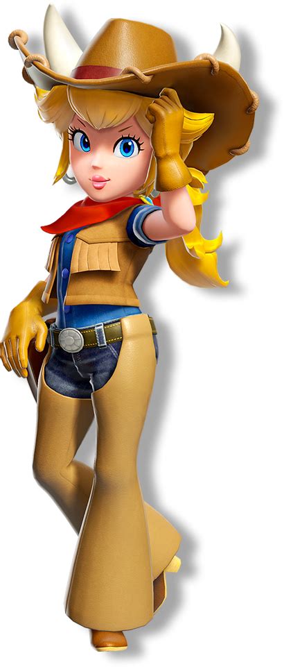 Princess Peach Showtime Peach As Cowgirl By Dergamer0 On Deviantart