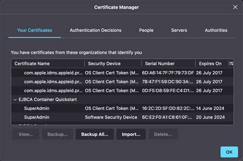 Quick Start Guide Start EJBCA Container With Client Certificate Authenticated Access EJBCA