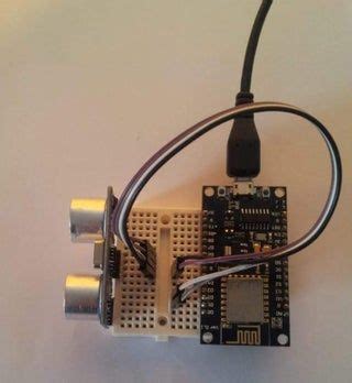 How To Monitor Ultrasonic Distance With ESP And AskSensors IoT Cloud Iot Ultrasonic Arduino