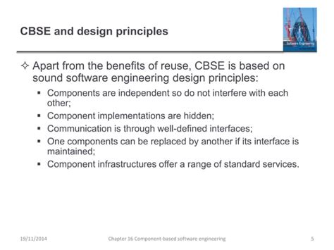 Ch16 Component Based Software Engineering Pptx Operating Systems Computer Software And