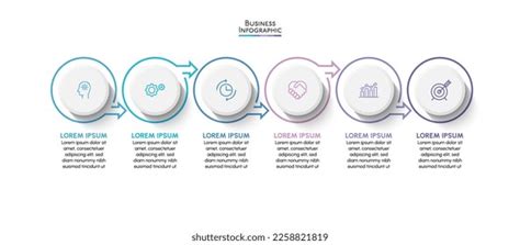 Business Data Visualization Timeline Infographic Icons Stock Vector