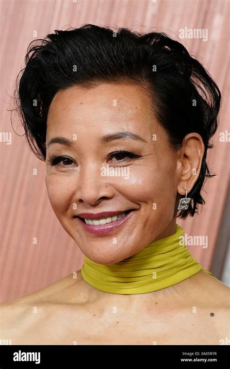 Joan Chen Arrives At The Oscars On Sunday March 2 2025 At The Dolby
