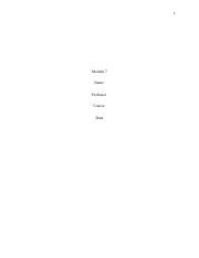 Module 7 Docx 1 Module 7 Name Professor Course Date 2 Module 7 Q1 What Determines A Household