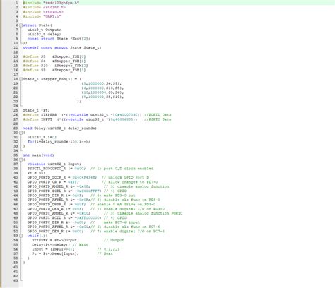 solved modify the finite state machine code written for the