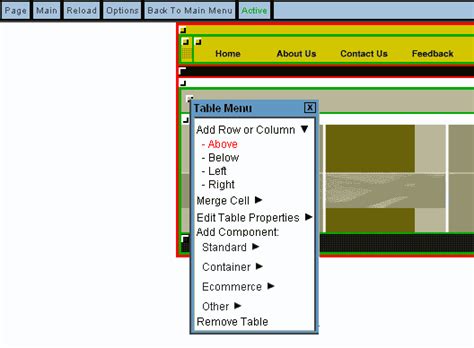 Component Table