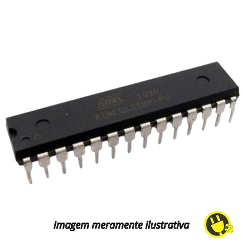 Circuito Intergrado Microcontrolador Atmega 328p Smartprojects Brasil Componentes