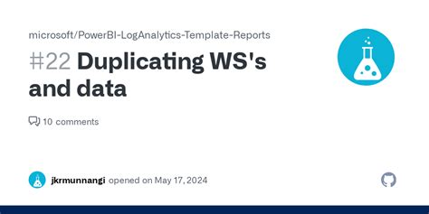 duplicating ws s and data · issue 22 · microsoft powerbi loganalytics template reports · github