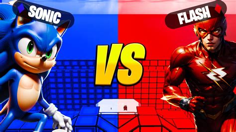 🔵 Sonic Vs Flash 🔴 3601 6830 1706 By Benjamin Fn Fortnite Creative Map