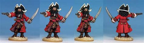 Lead Adventure Forum Captain Blackbeard With Cutlass And Pistol From