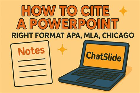 How To Cite A Powerpoint Right Format Apa Mla Chicago
