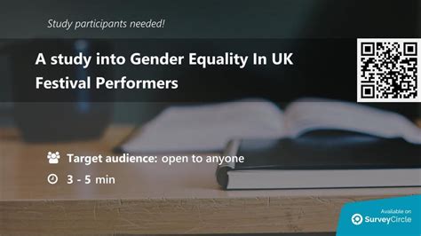 Gender Equality In Uk Festivals R Surveycircle