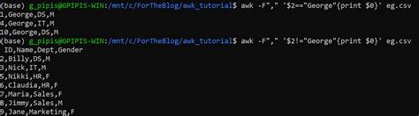 Awk Tutorial For Data Scientists And Engineers Predictive Hacks