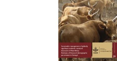 Sustainable Management Of Globally Significant Endemic Ruminant Livestock In West Africa