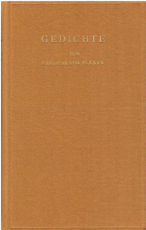 Gedichte Von Gaudenz Von Planta 1927 Gebraucht In Flims Dorf Für