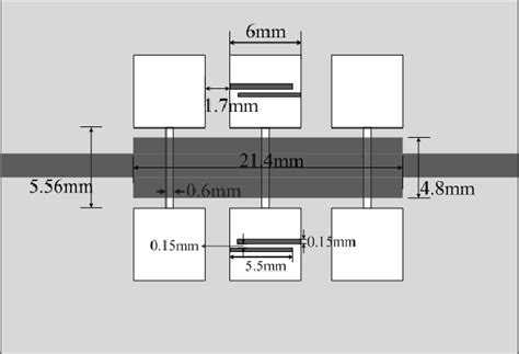 Figure 1 From A Novel Dumbbell Shaped Defected Ground Structure With Embedded Capacitor And Its