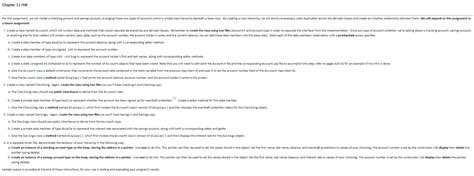 Chapter 12 Hw Polymorphism C This Program Extends