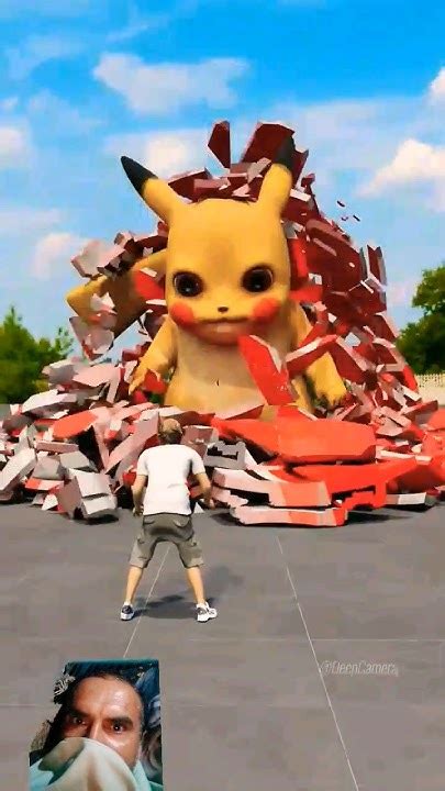 Unblock Big The Pikachu 2 3d Animation Pokemon Pikachu Pokemongo Anime Vfx Funny Shorts