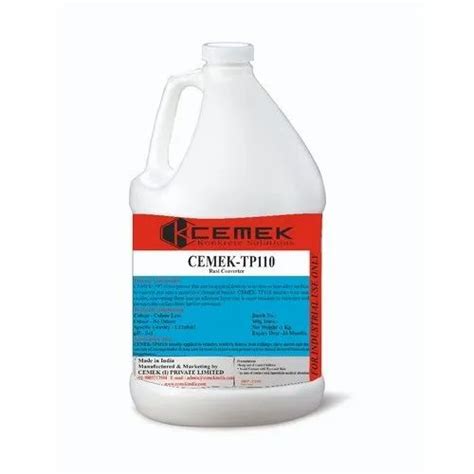 CEMEK Rust Converter Packaging Type Can At Kilogram In Greater Noida ID