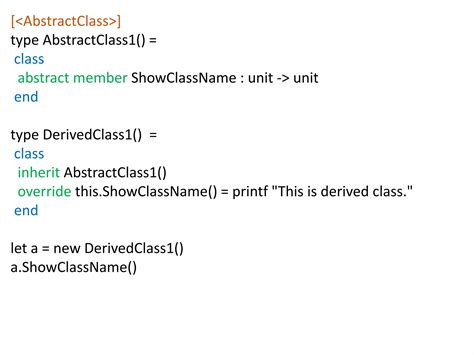 F Abstract Class Interface Ppt