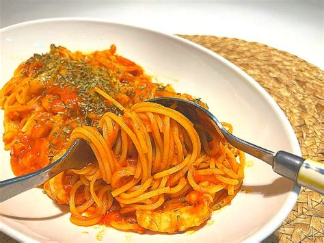 토마토 새우 파스타 만들기 시판 토마토소스 스파게티 네이버 블로그