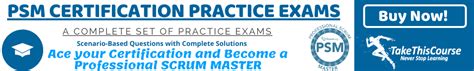 PSM Exam Questions And Answers Scrum Guide Updated Take This Course