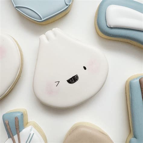 Dumpling Themed Mini Cookie Cutter Set Of Stl Files For 3d Printing