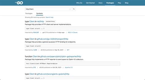 a new search experience on pkg go dev the go programming language