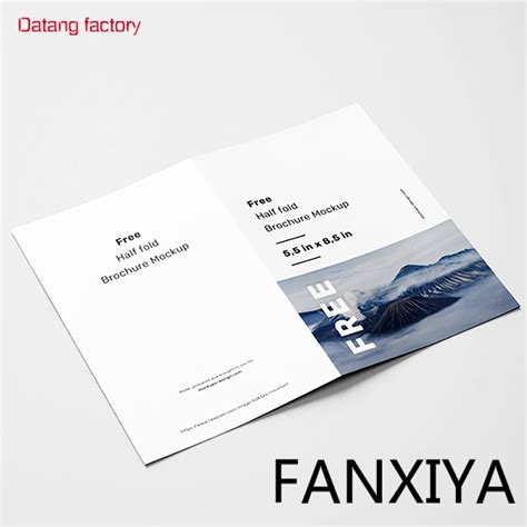 회사 수동 바우처 소책자 오프셋 인쇄 접는 브로셔 필름 라미네이션 차트 용지 사용자 정의 인쇄 서비스 1 피스 잡지