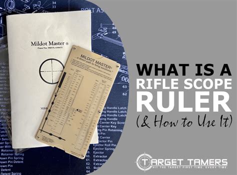 What Is A Rifle Scope Ruler Mildot Master And How To Use It