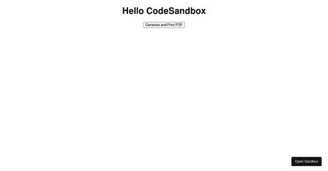 Jspdf Print Codesandbox