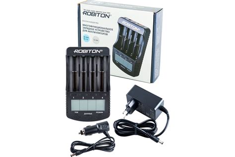 Интеллектуальное зарядное устройство Robiton MasterCharger Pro LCD ...