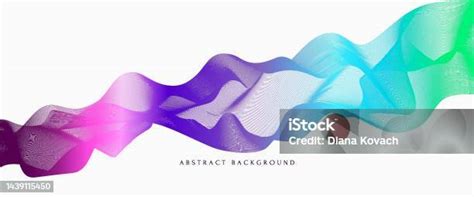 추상적인 다채로운 물결 선이 줄무늬 디자인을 흐르게 합니다 흰색 배경에 격리된 부드러운 곡선형 혼합 메쉬의 그림 벽지 커버 래퍼에 대 한 장식 동적 벡터 배경 3차원 형태에