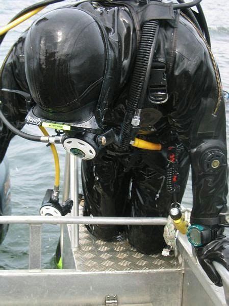 Loitokari drysuit made in Finland, has integral hood, boots and mitts ...