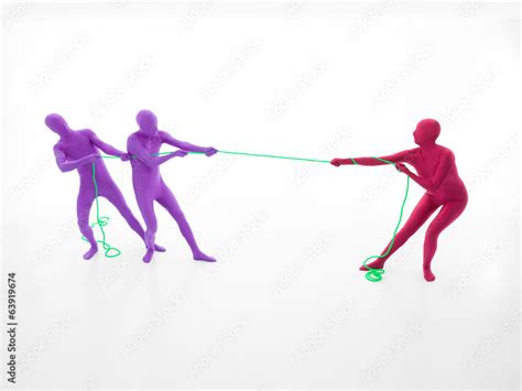 People Pulling Rope