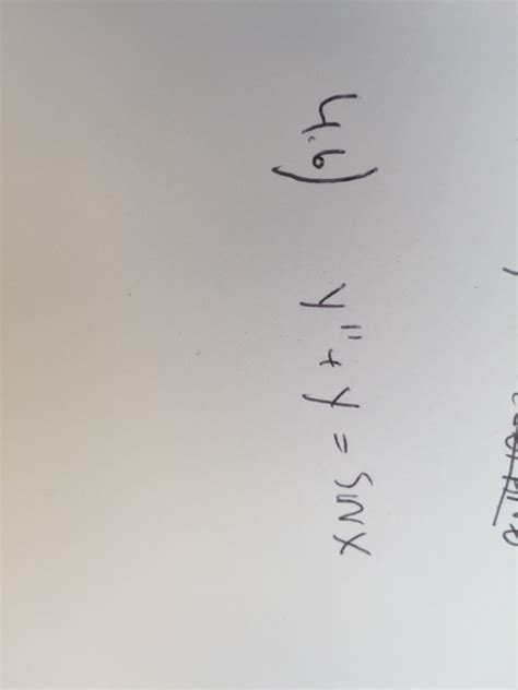 Solved Y Y Sinx Chegg Com