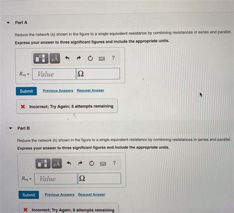 Solved Part A Reduce The Network A Shown In The Figure To Chegg