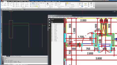 캐드 심화 2 Floor Plan 평면도 벽체autocad Officetel 오토캐드로 오피스텔 실무 도면 그리기
