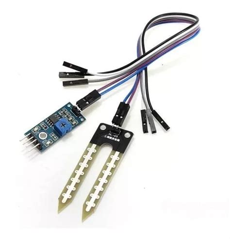 Modulo Sensor De Umidade Do Solo Cabos Sonda Arduino Pic R 16 Em