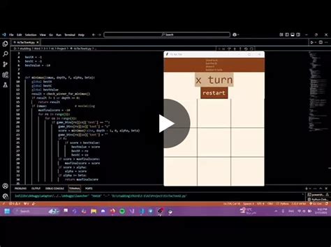 Python Ai Gamedevelopment Tictactoe Minimax Machinelearning