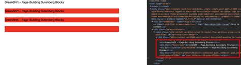 Greenlight Element Blocks Greenshift