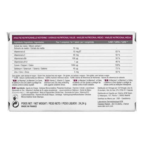 Order Acm Laboratoire Vitix Tablets 30 Pack Online At Best Price In Pakistan Naheed Pk