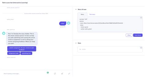 Cant Insert An External Event Into A Conversation In Docker Compose Rasa X Deprecated Rasa