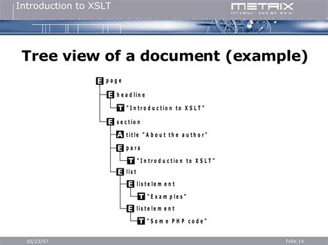 inroduction to xslt with php4 ppt