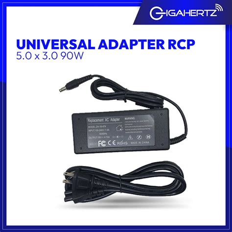 Universal Adapter Rcp 5 0 X 3 0 90w Gigahertz
