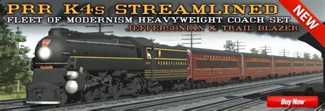 Prr K4s Streamlined Pacific With Fleet Of Modernism Released