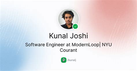 Kunal Joshi • Peerlist