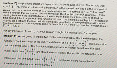 Solved Problem In A Previous Project We Explored Simple Chegg