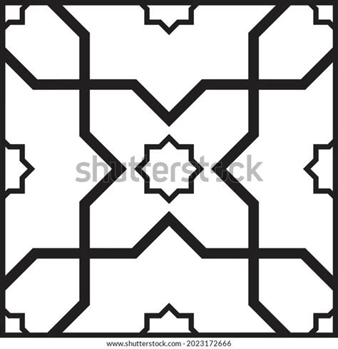 Seamless Abstract Architectural Pattern Tiles Background Stock Vector Royalty Free 2023172666