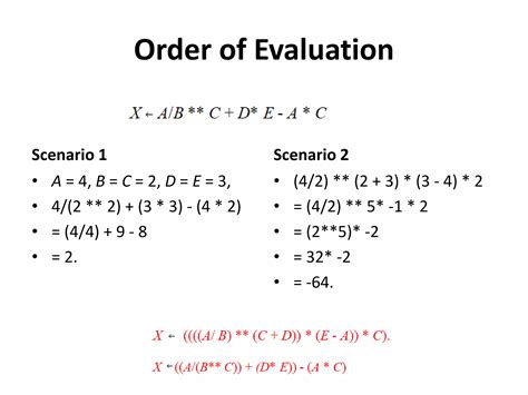 Unit I Evaluation Of Expression Pptx